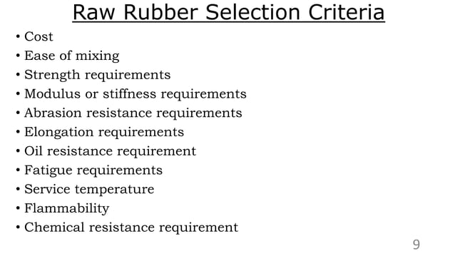 Compounding Of Rubber | PPTX