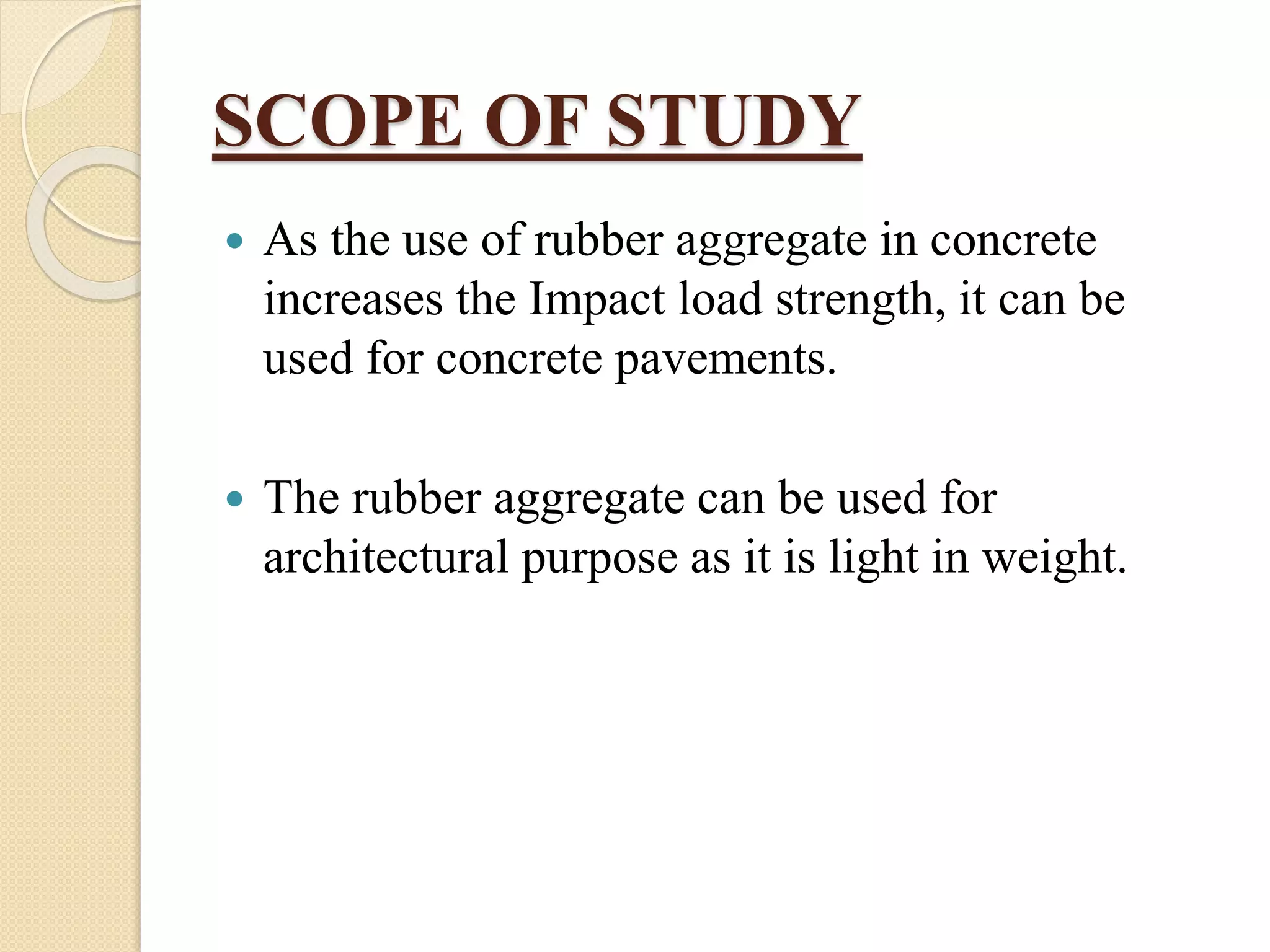 Rubber concrete | PPTX