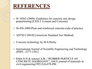 Rubber concrete | PPTX