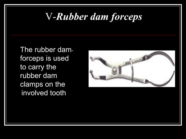 Rubber dam | PPT