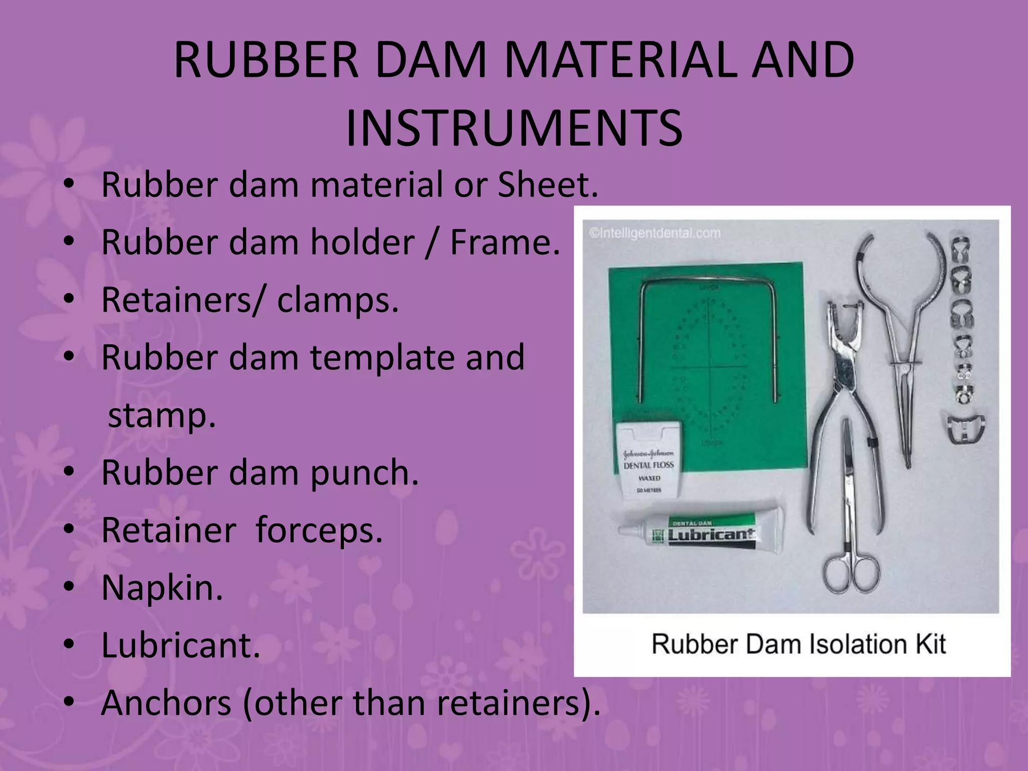 RUBBER DAM | PPTX