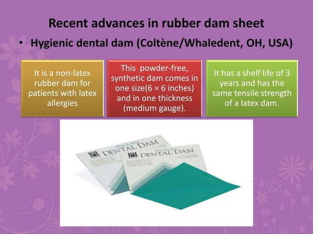 RUBBER DAM | PPTX | Dental Health | Diseases and Conditions