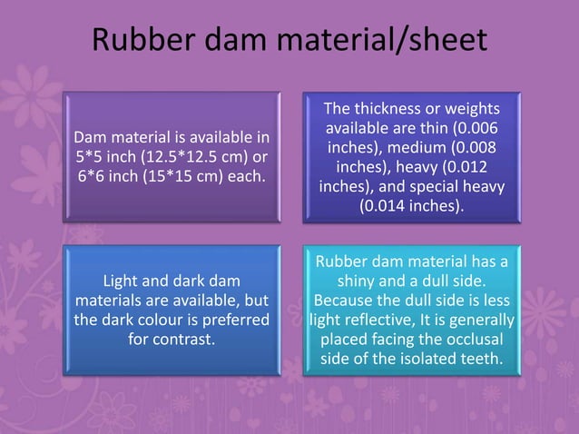 RUBBER DAM | PPTX | Dental Health | Diseases and Conditions