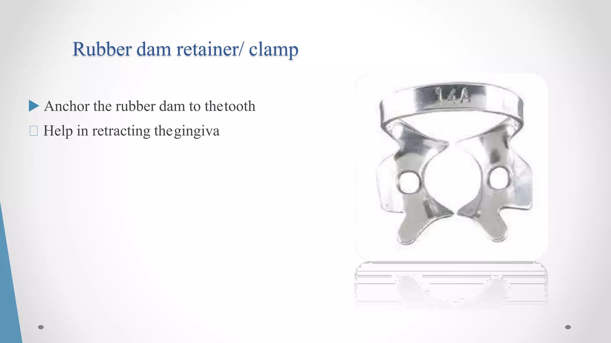 Rubber dam in Dentistry | PPTX