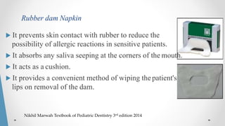 Rubber dam in Dentistry | PPTX