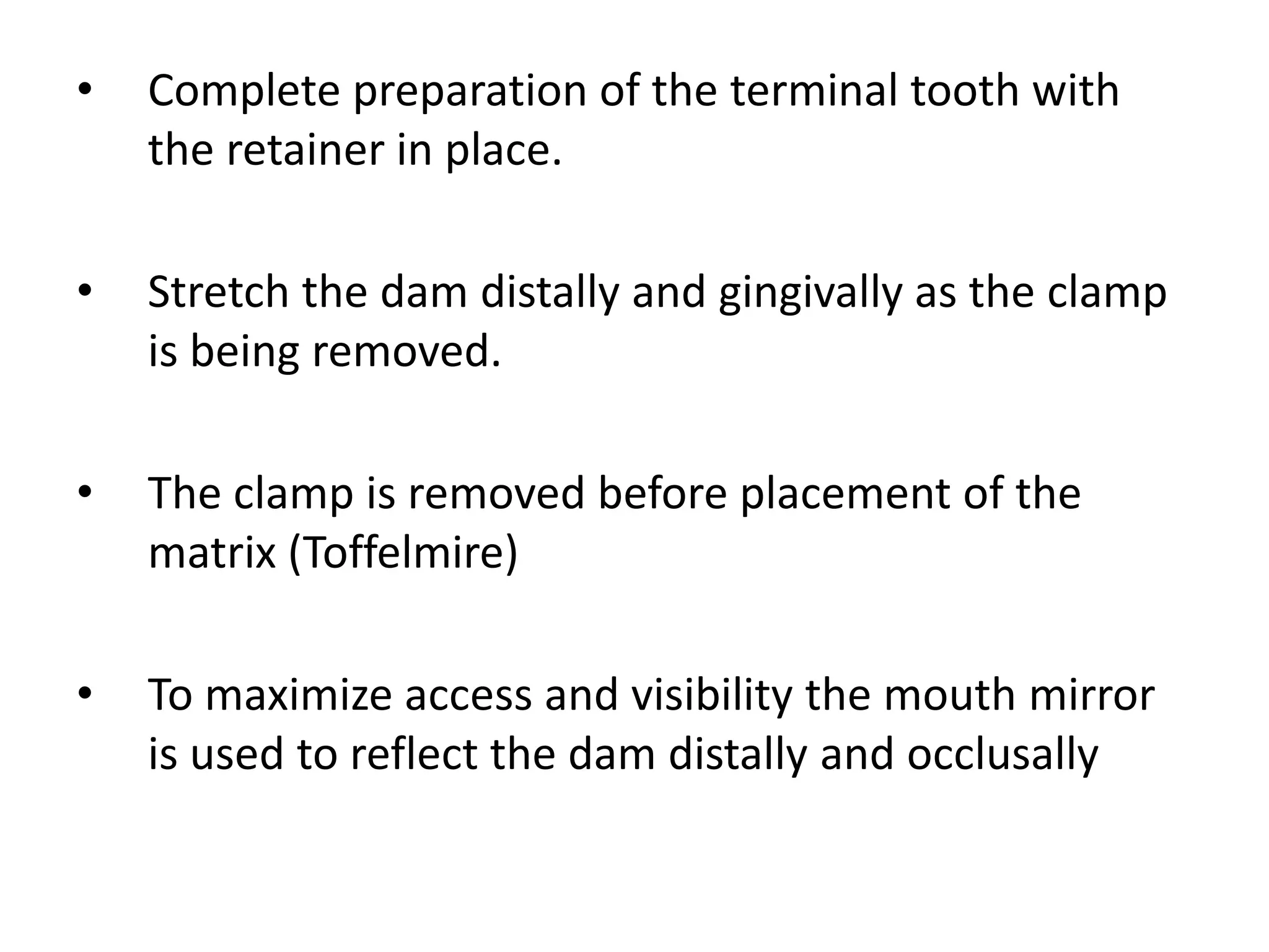 Rubber dam application | PPTX
