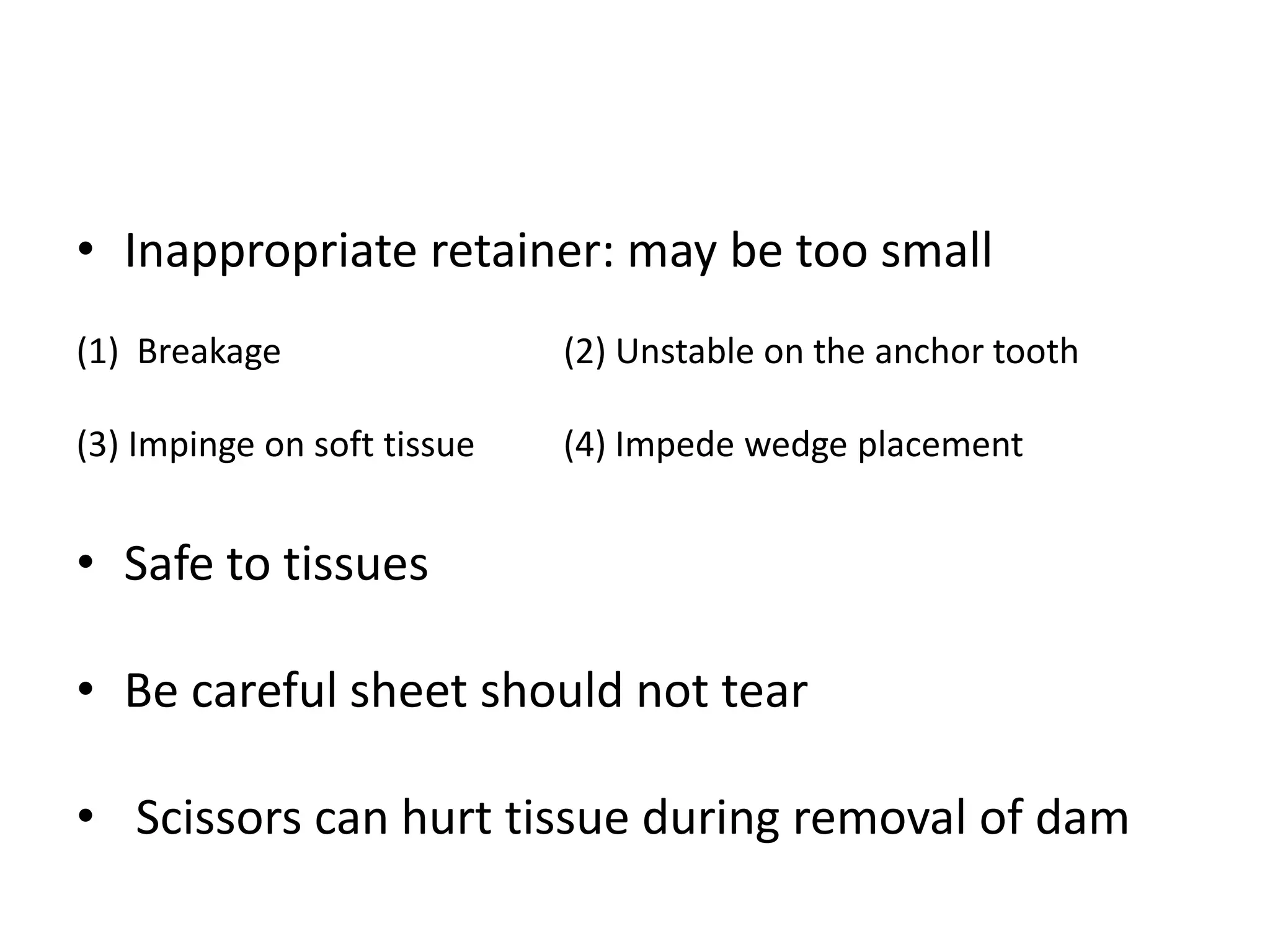 Rubber dam application | PPTX