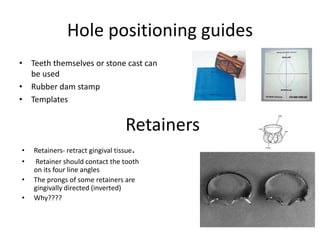 Rubber dam application | PPTX