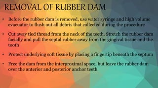 Rubber dam isolation | PPTX