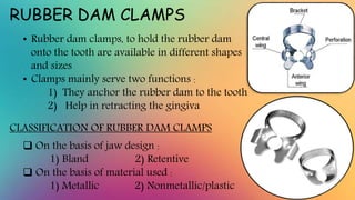 Rubber dam isolation | PPTX