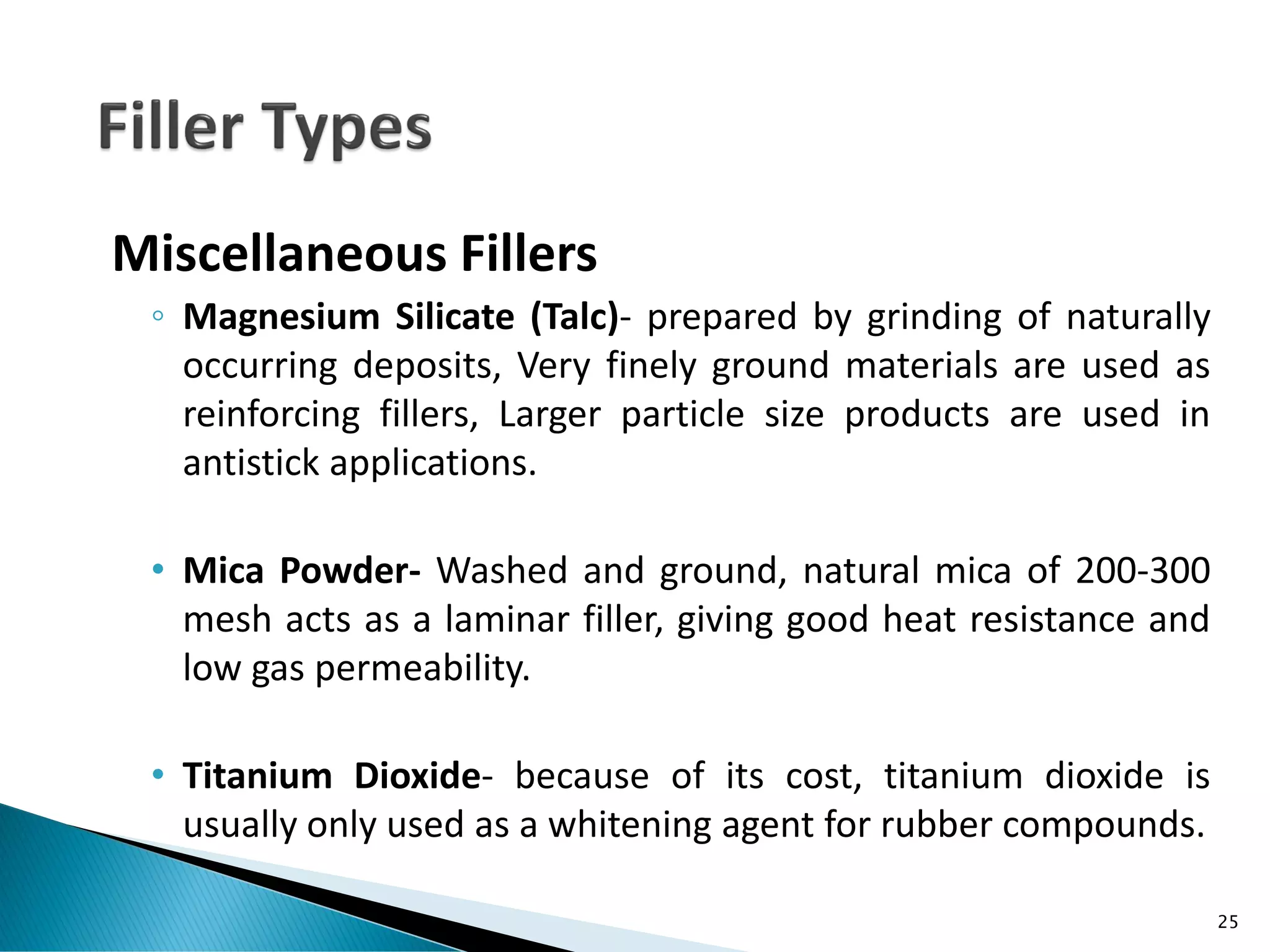 Rubber fillers | PDF