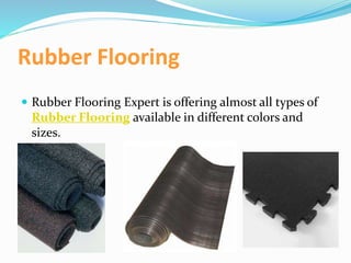 Rubber flooring | PPTX