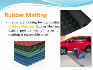 Rubber flooring | PPTX