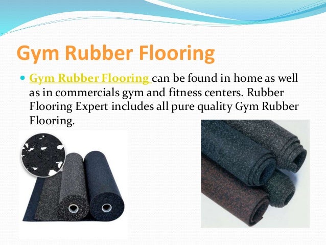 Rubber flooring