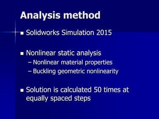 Nonlinear FEA analysis Rubber gasket | PDF