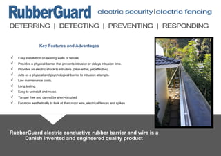 RubberGuard barrier presentation extract | PDF