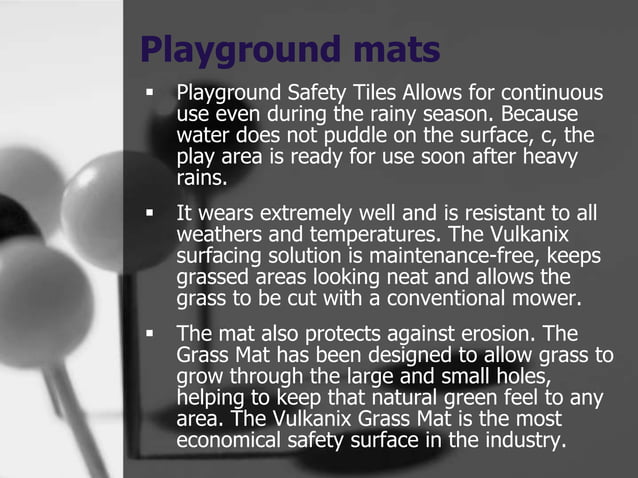 Playground mats | PPTX