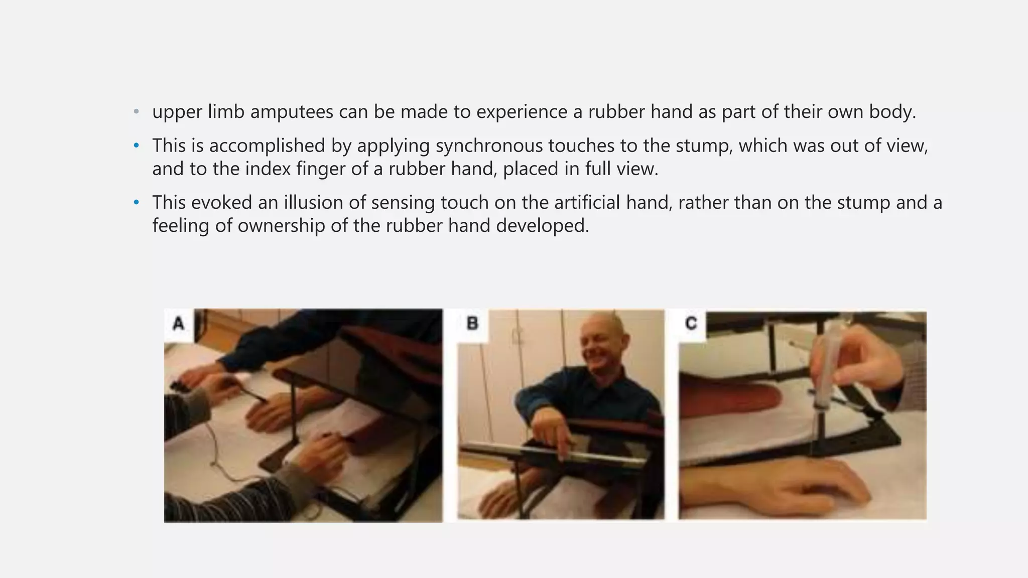 Rubber hand illusion | PPTX