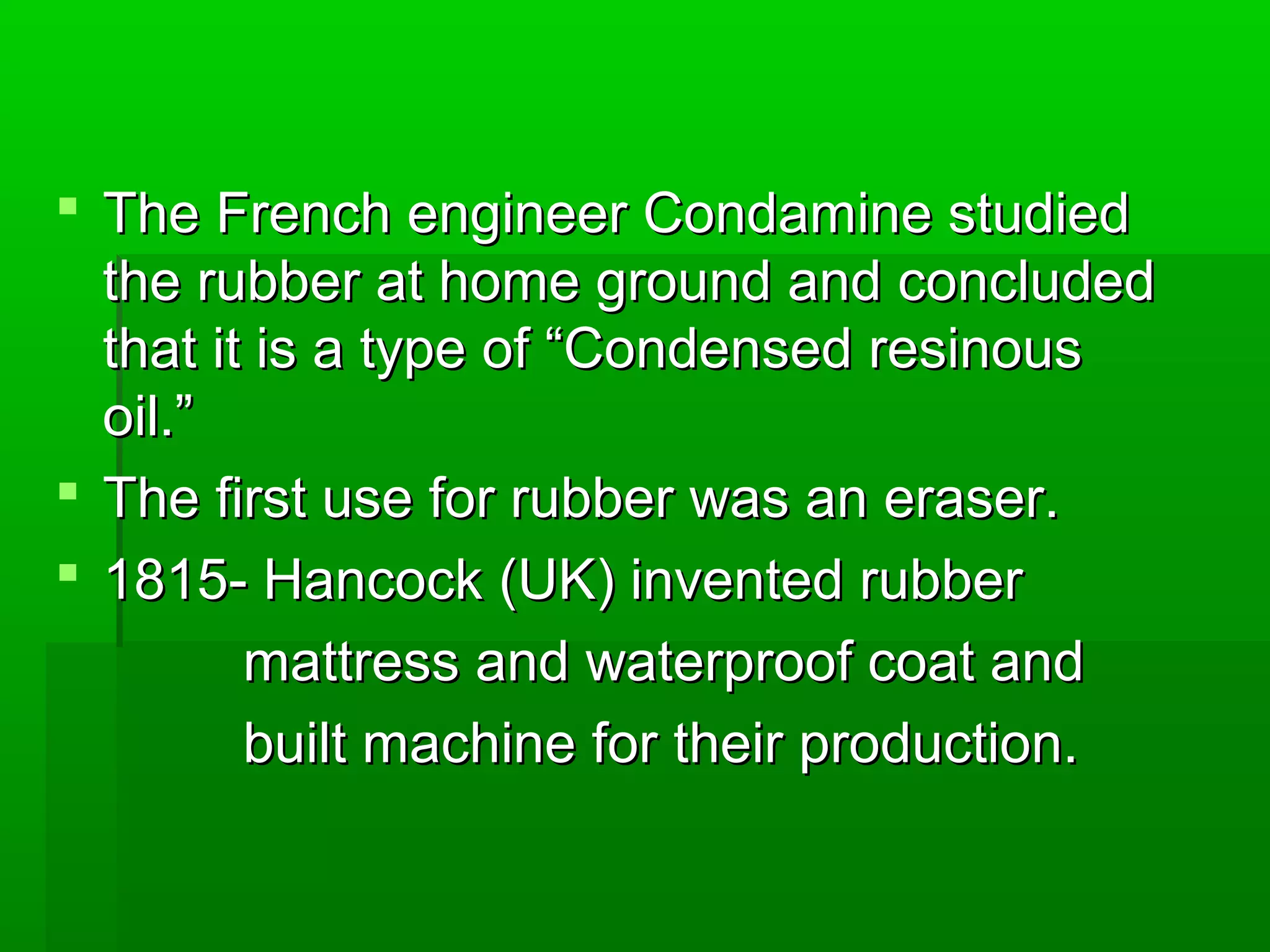 Rubber industry | PPT