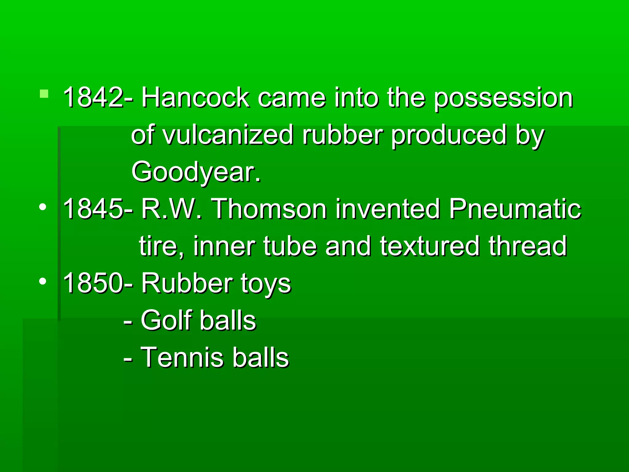 Rubber industry | PPT