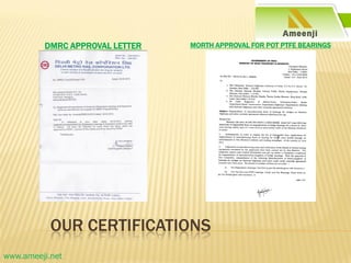 Rubber moulded and bridge bearing pads by ameenji rubber private ...