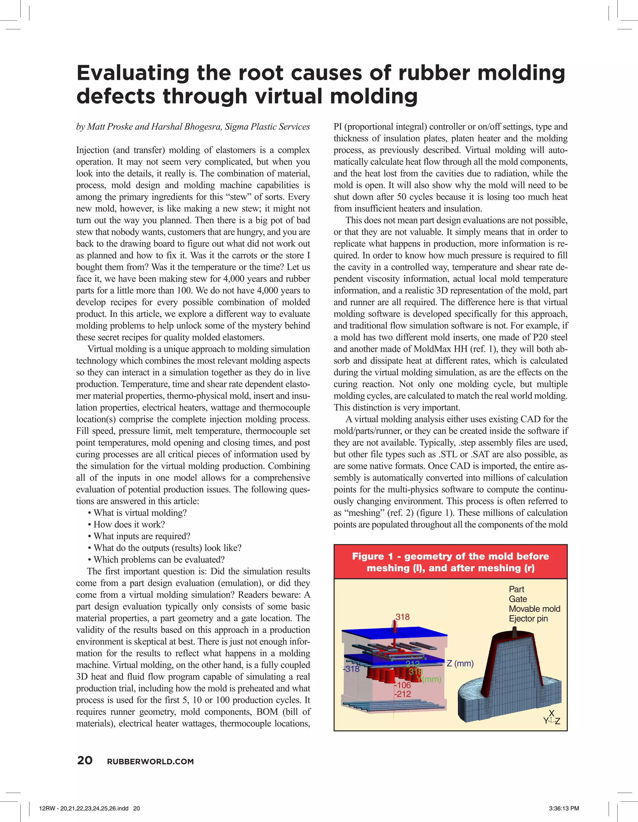Rubber moulding defects | PDF
