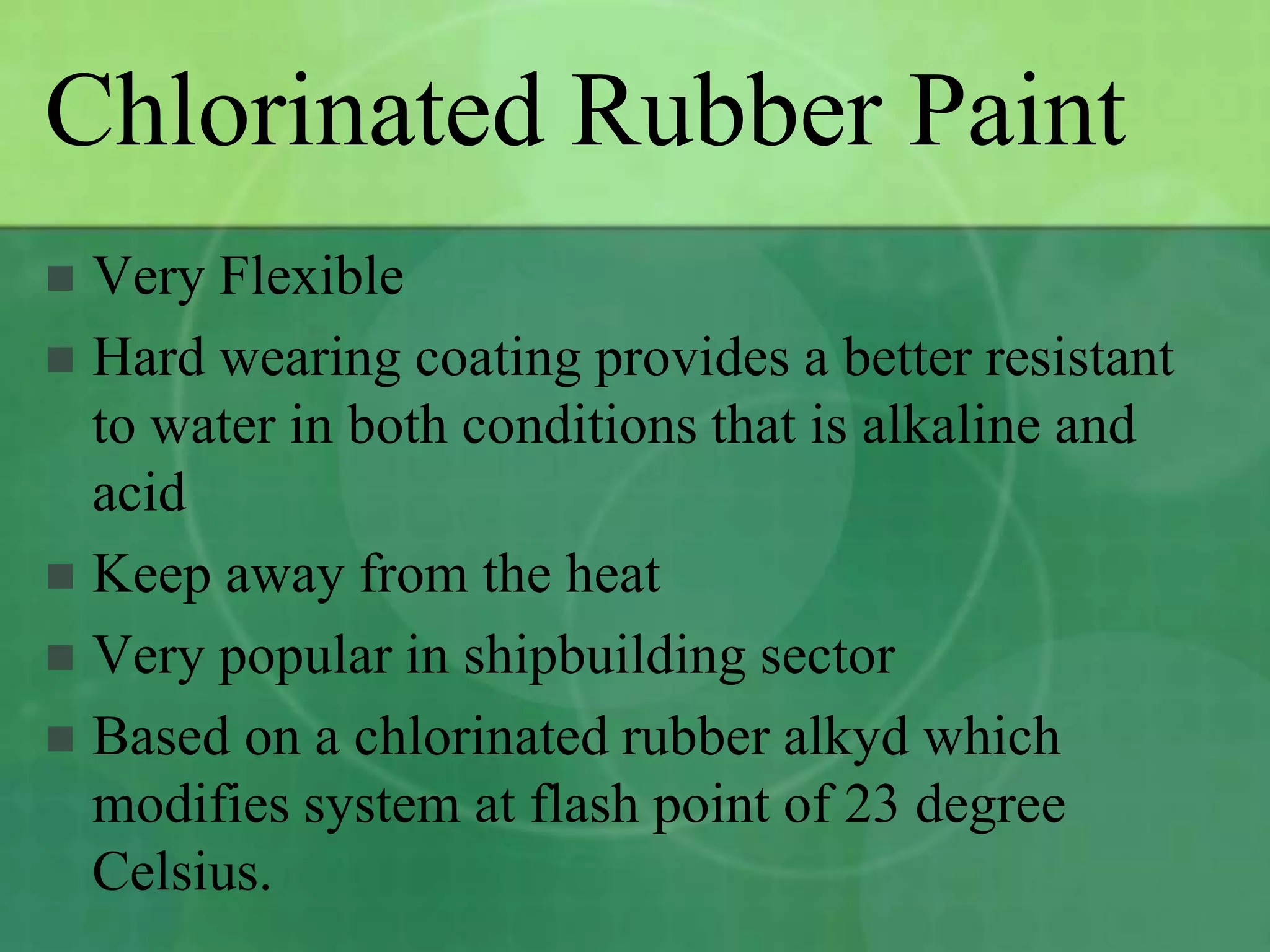 Rubber Paint Uses and Benefits | PPTX
