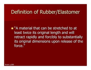 Rubber presentation (1) | PDF