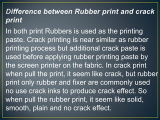 Rubber printing v/s Crack printing | PDF