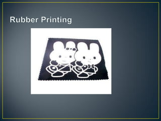 Rubber printing v/s Crack printing | PDF