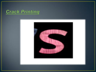 Rubber printing v/s Crack printing | PDF