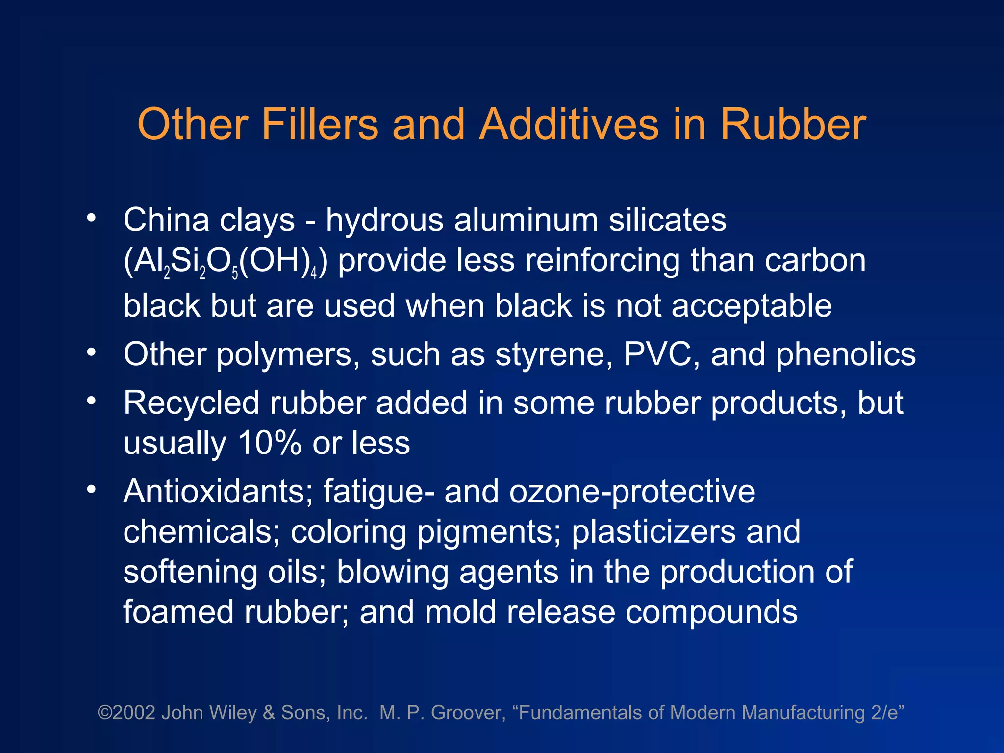 Rubber processing technology | PPT