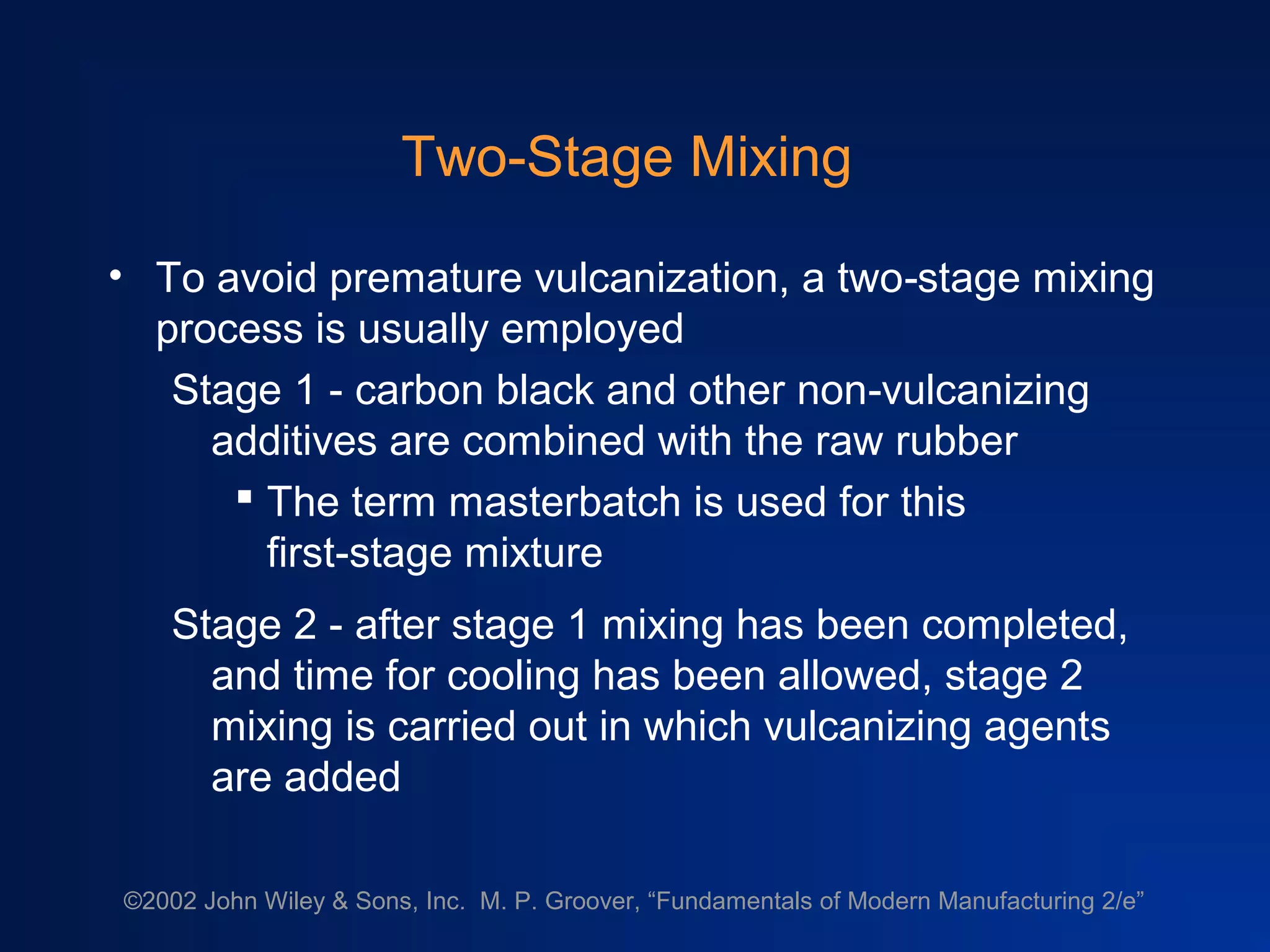 Rubber processing technology | PPT