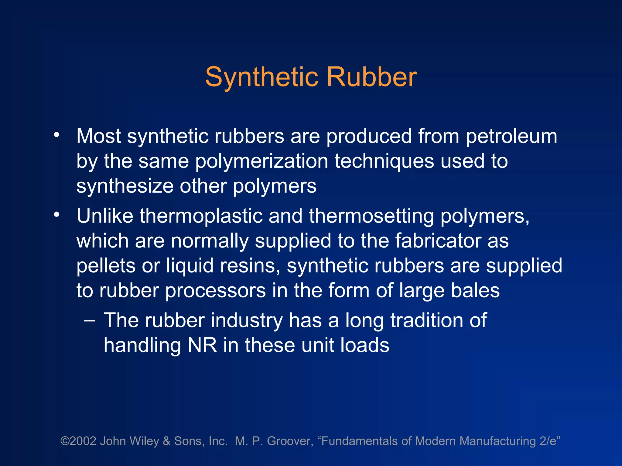 Rubber processing technology | PPT