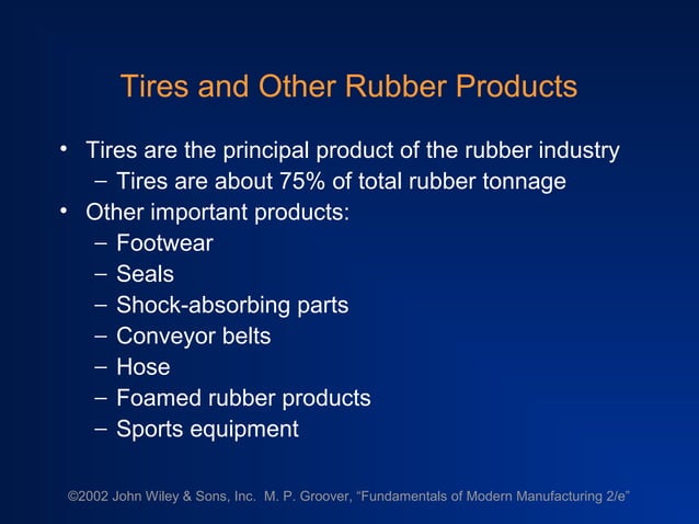 Rubber processing technology | PPT | Chemistry | Science
