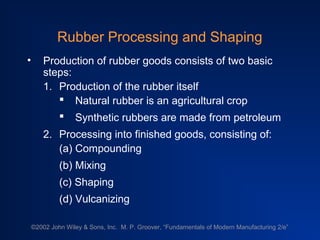 Rubber processing technology | PPT