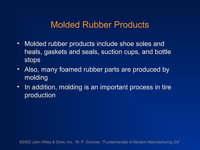 Rubber processing technology