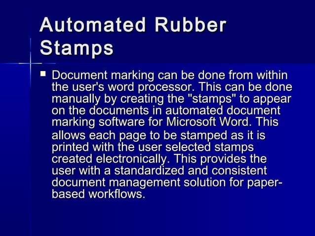Rubber stamps | PPT | Desktop Publishing | Computer Software and ...
