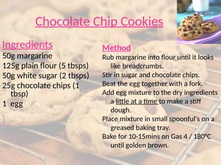 rubbing in method - soft crispy cookies.pptx