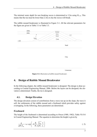 Rubble mound breakwater | PDF
