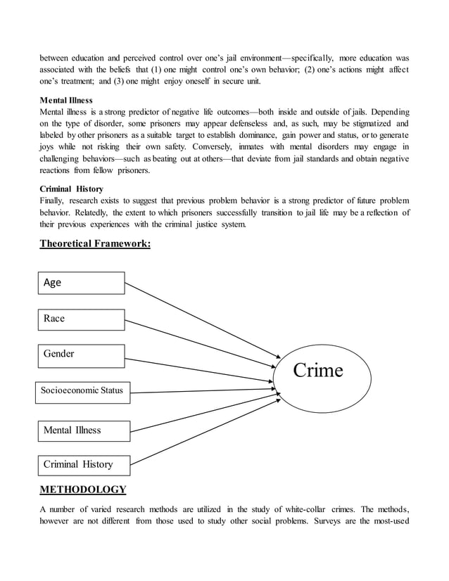 Proposal Report of white-collar crime | PDF