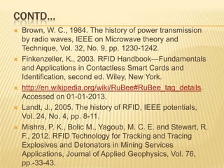 RuBee in Underground Coal Mines | PPT