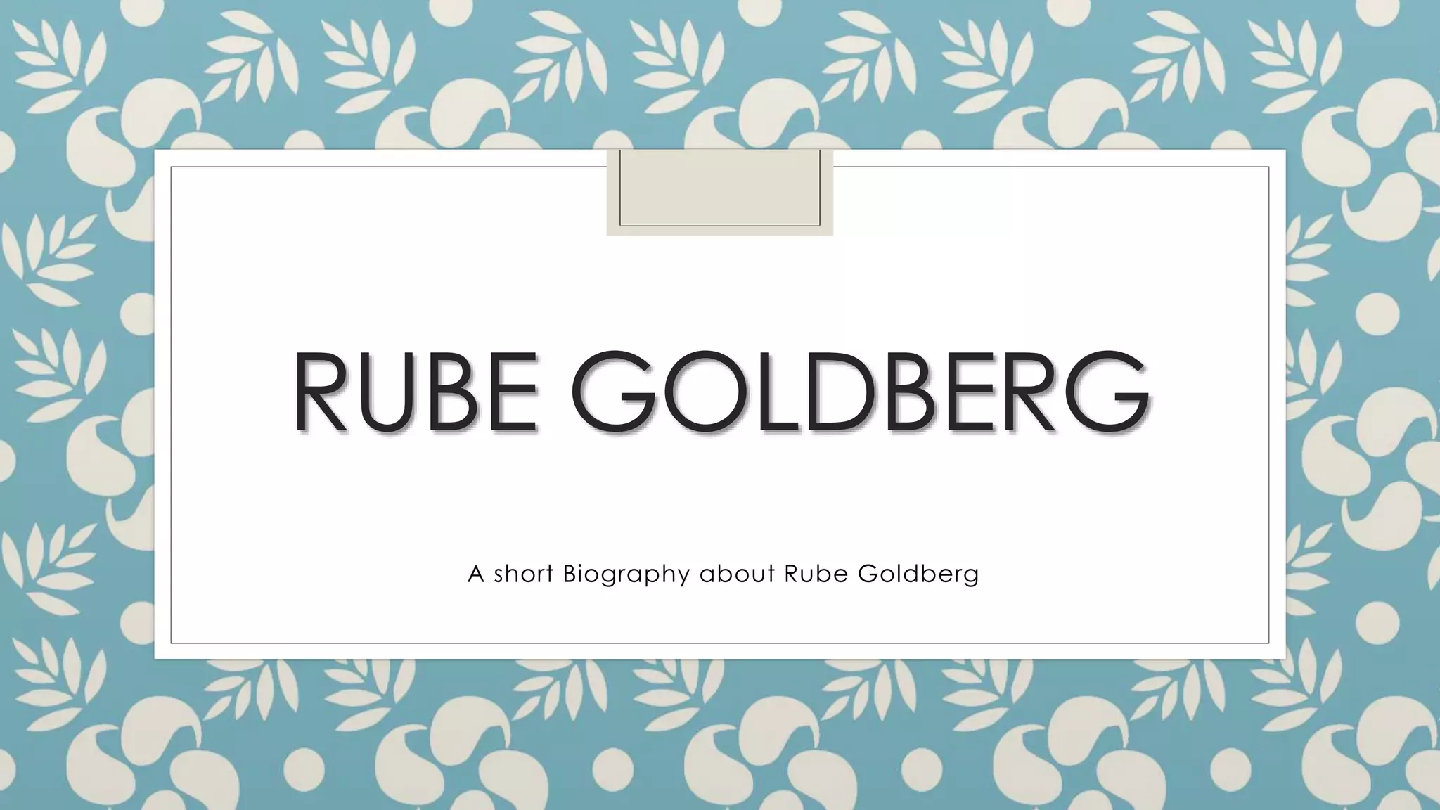 Yr05 Rube Goldberg Project | PPTX