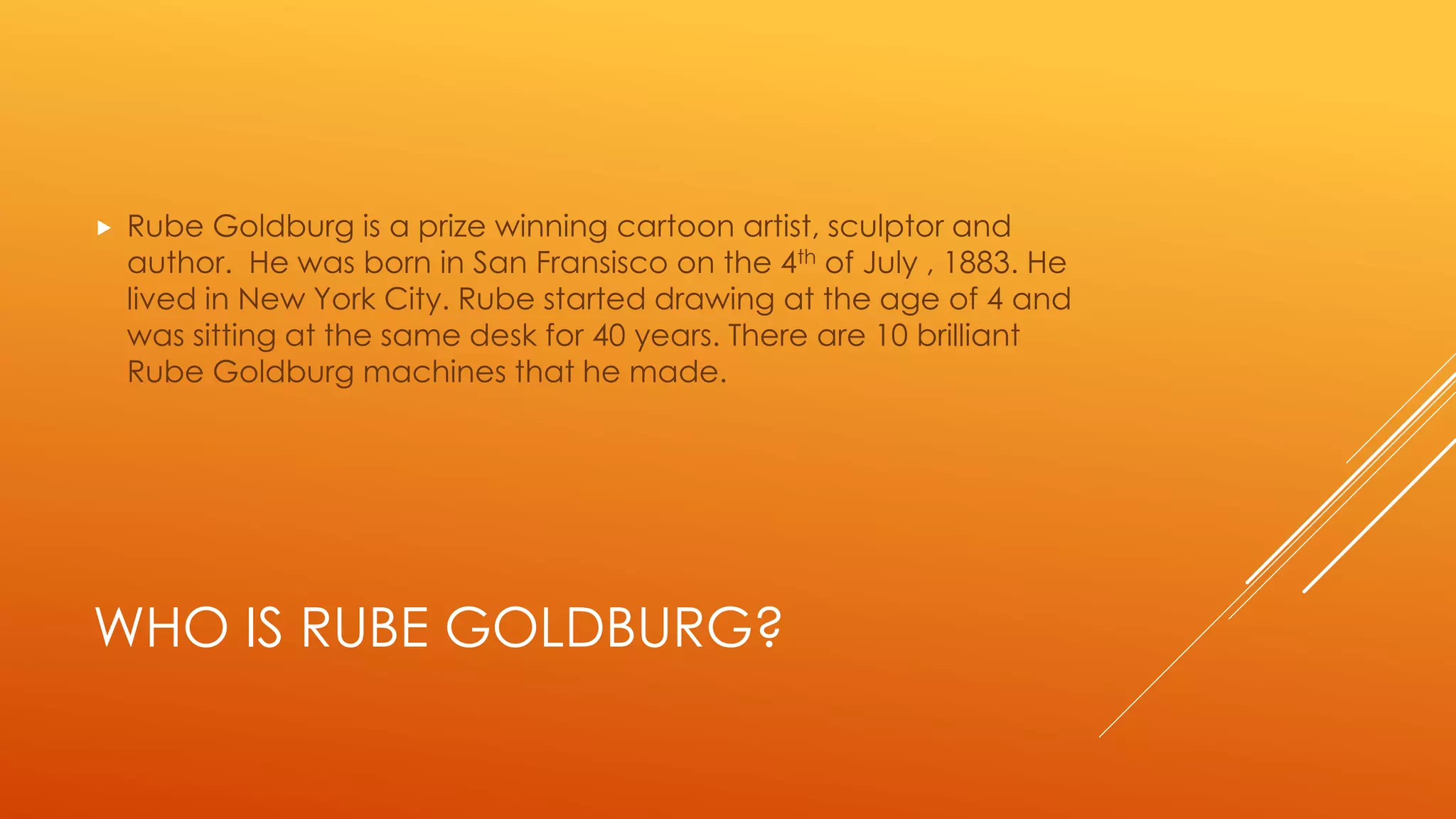 Rube Goldberg | PPT