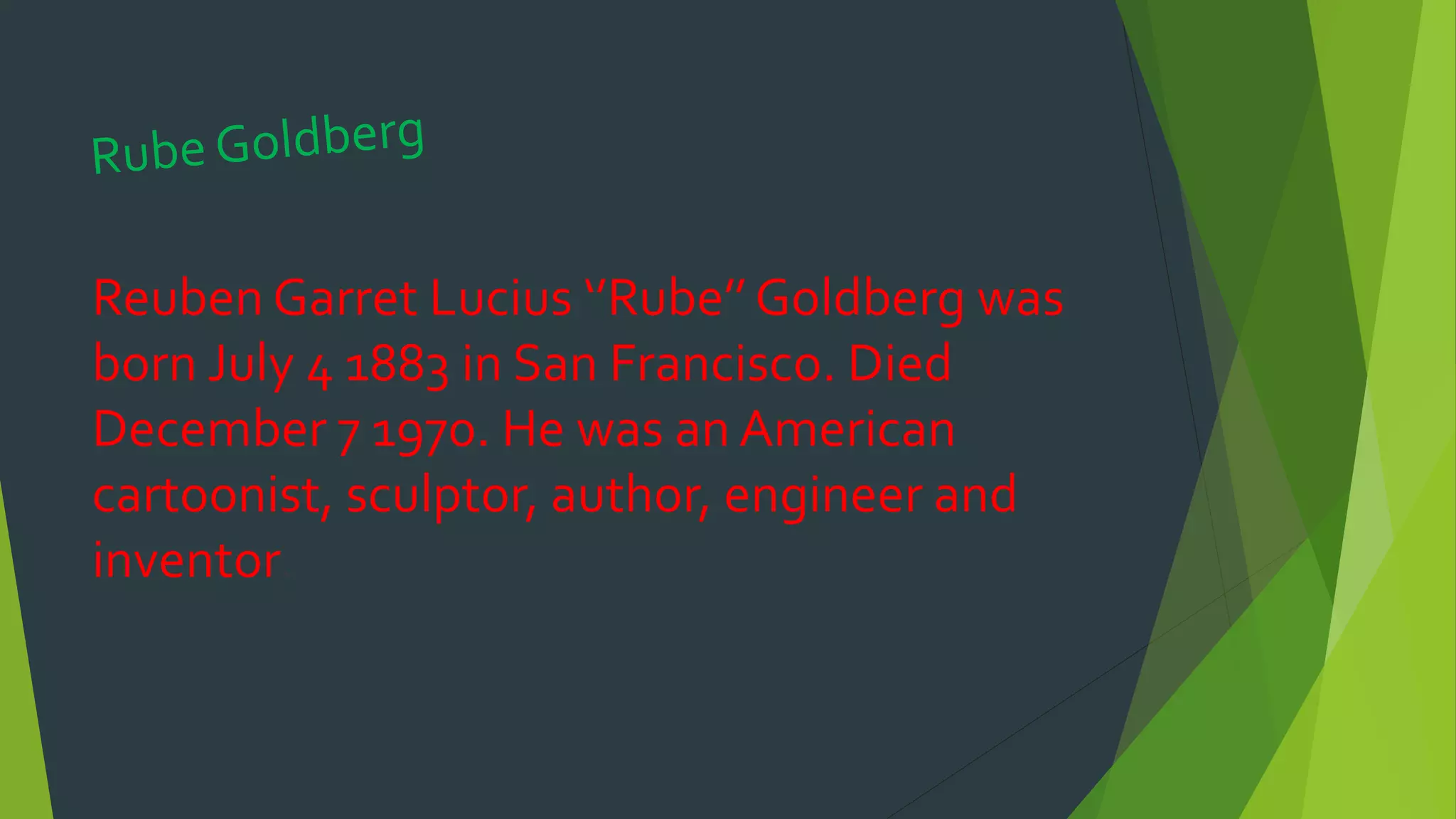 Rube Goldberg Jack | PPTX