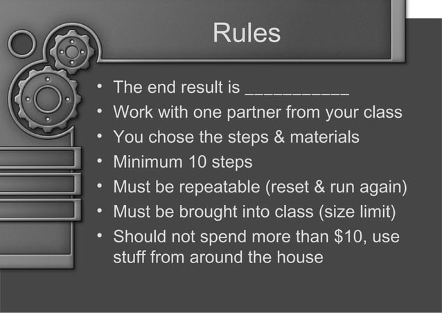 Rube goldberg project | PPT