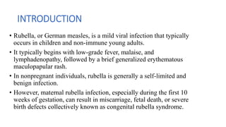 Rubella Department of Physiotherapy, SHUATS | PPT