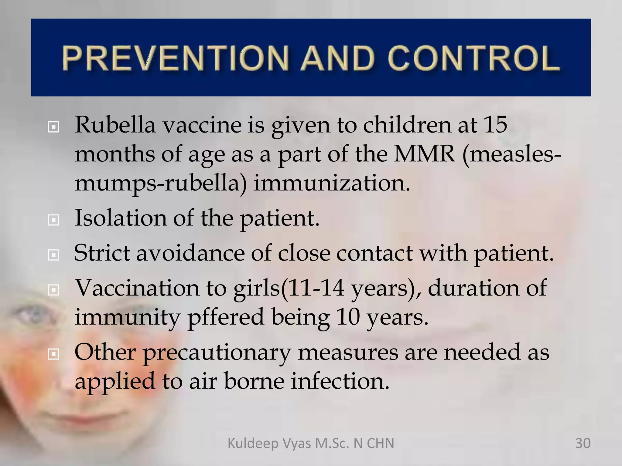 Rubella (German Measles) | PPTX
