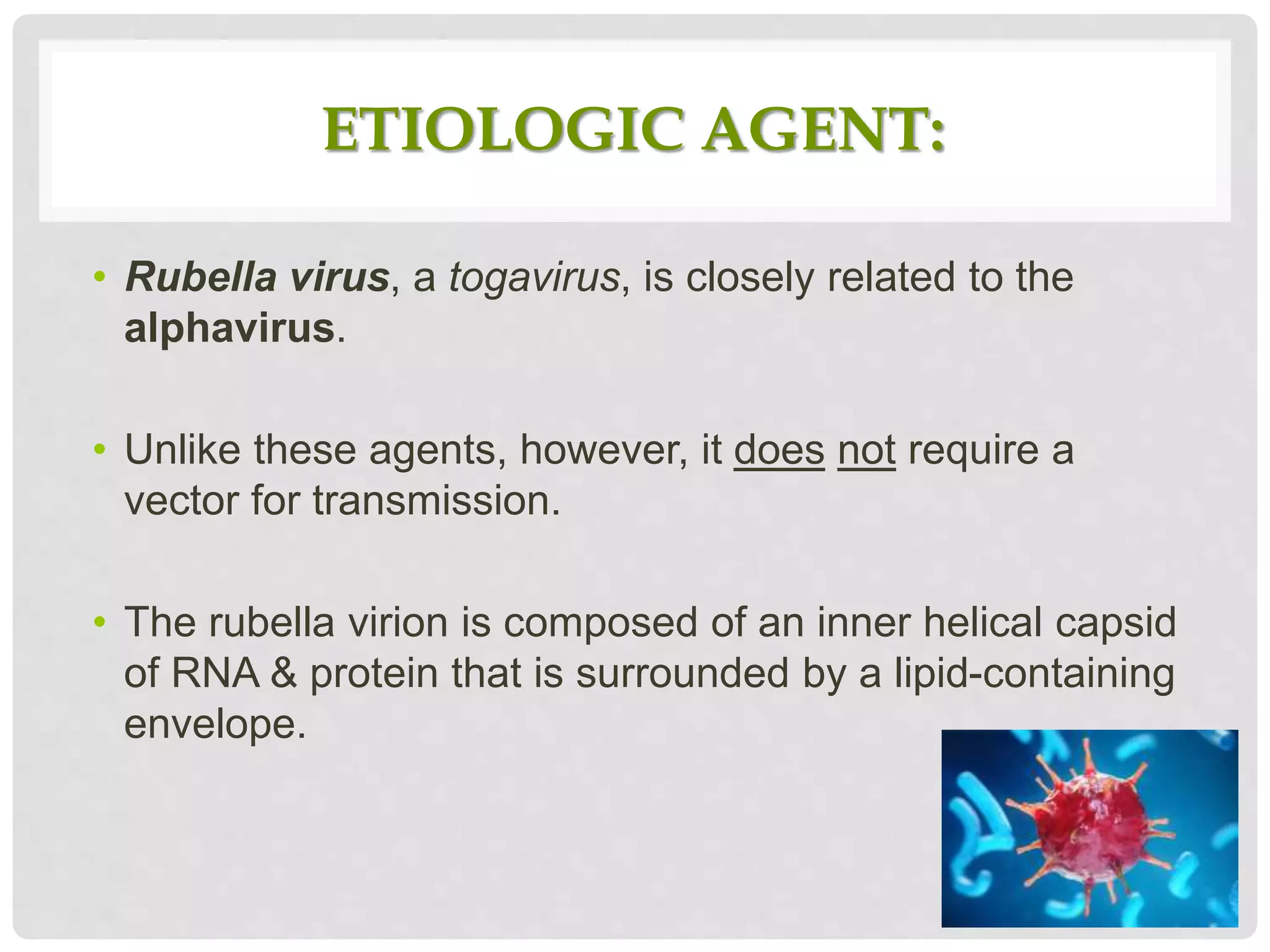 Rubella (german measles) | PPTX