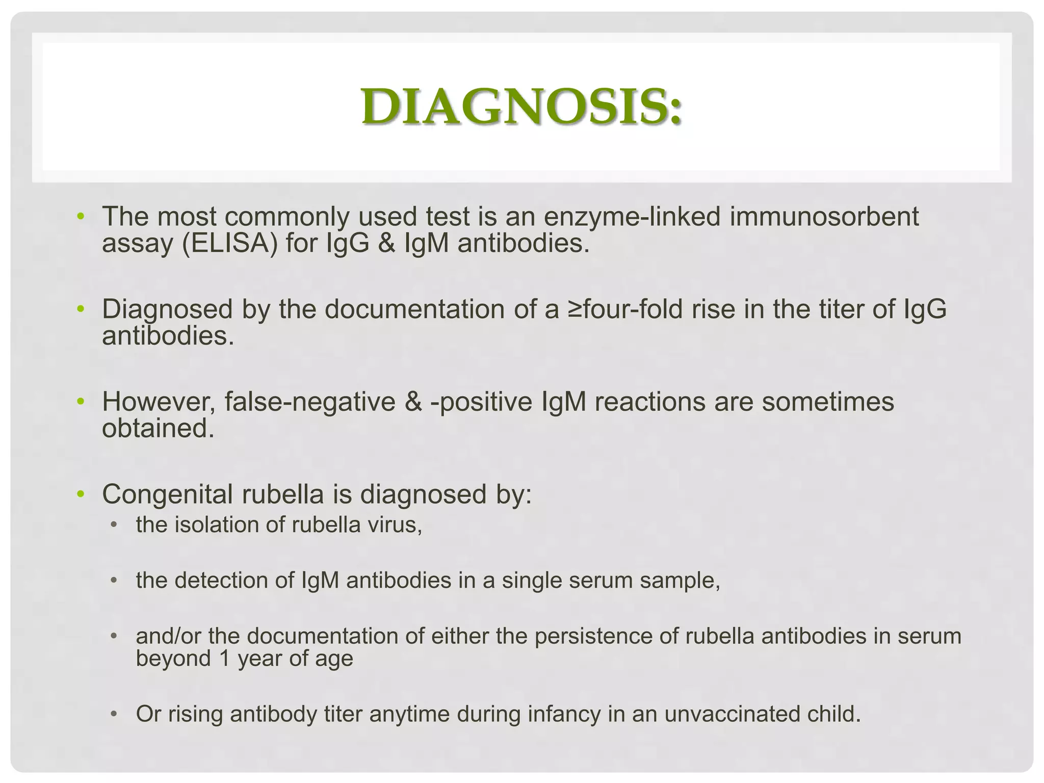 Rubella (german measles) | PPTX